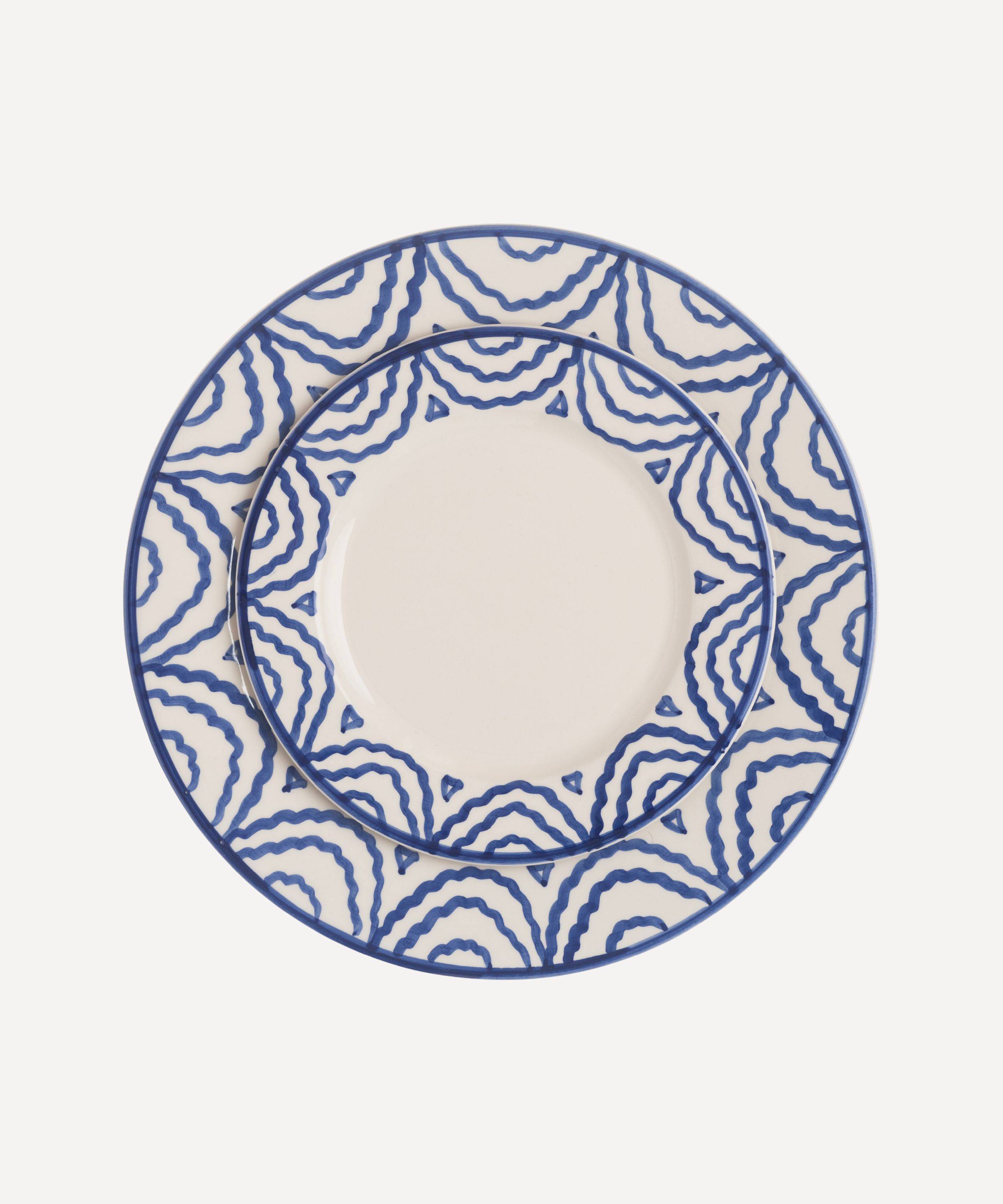 Blue Tabla Dinner Plate - Glassette
