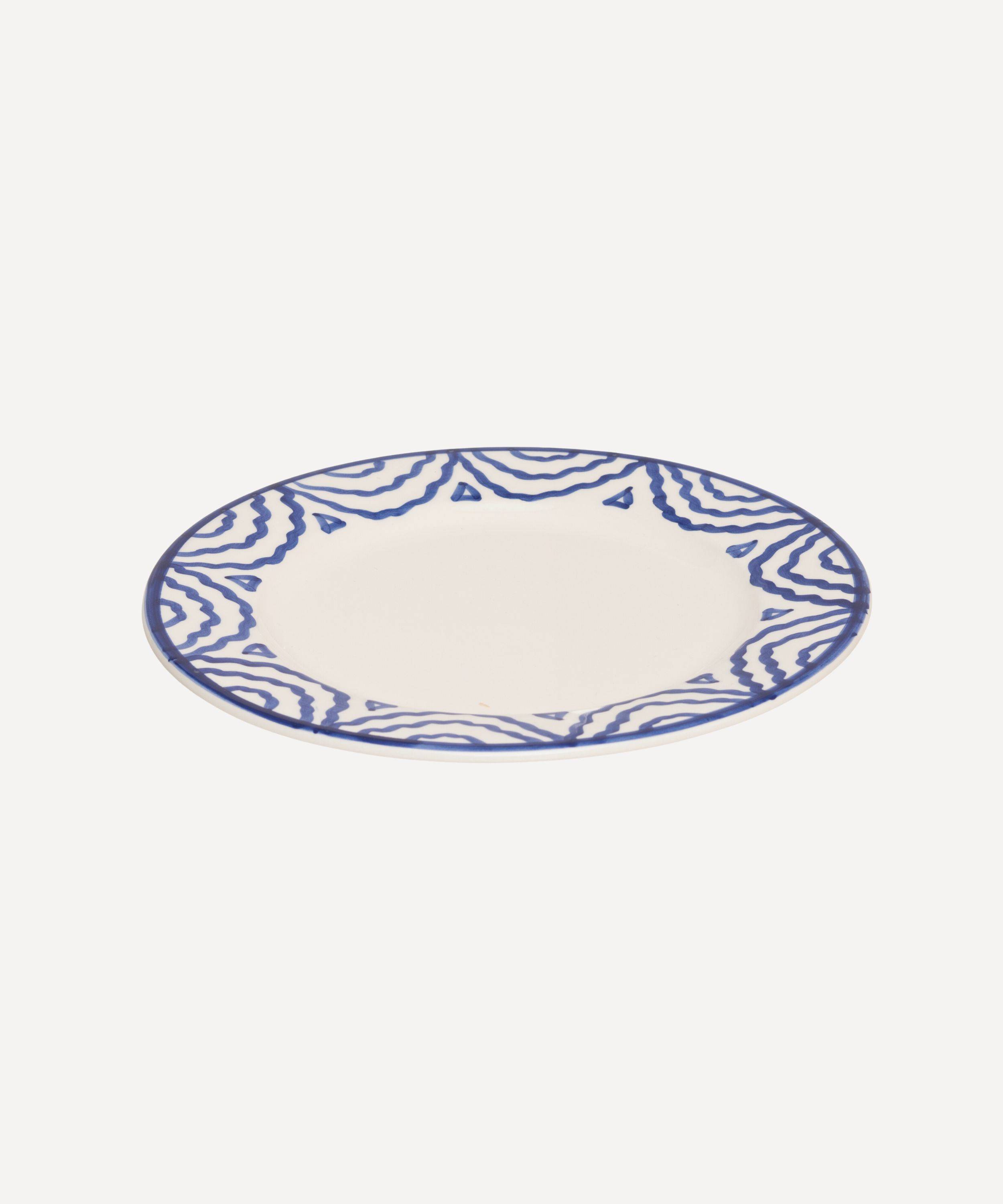 Blue Tabla Dinner Plate - Glassette