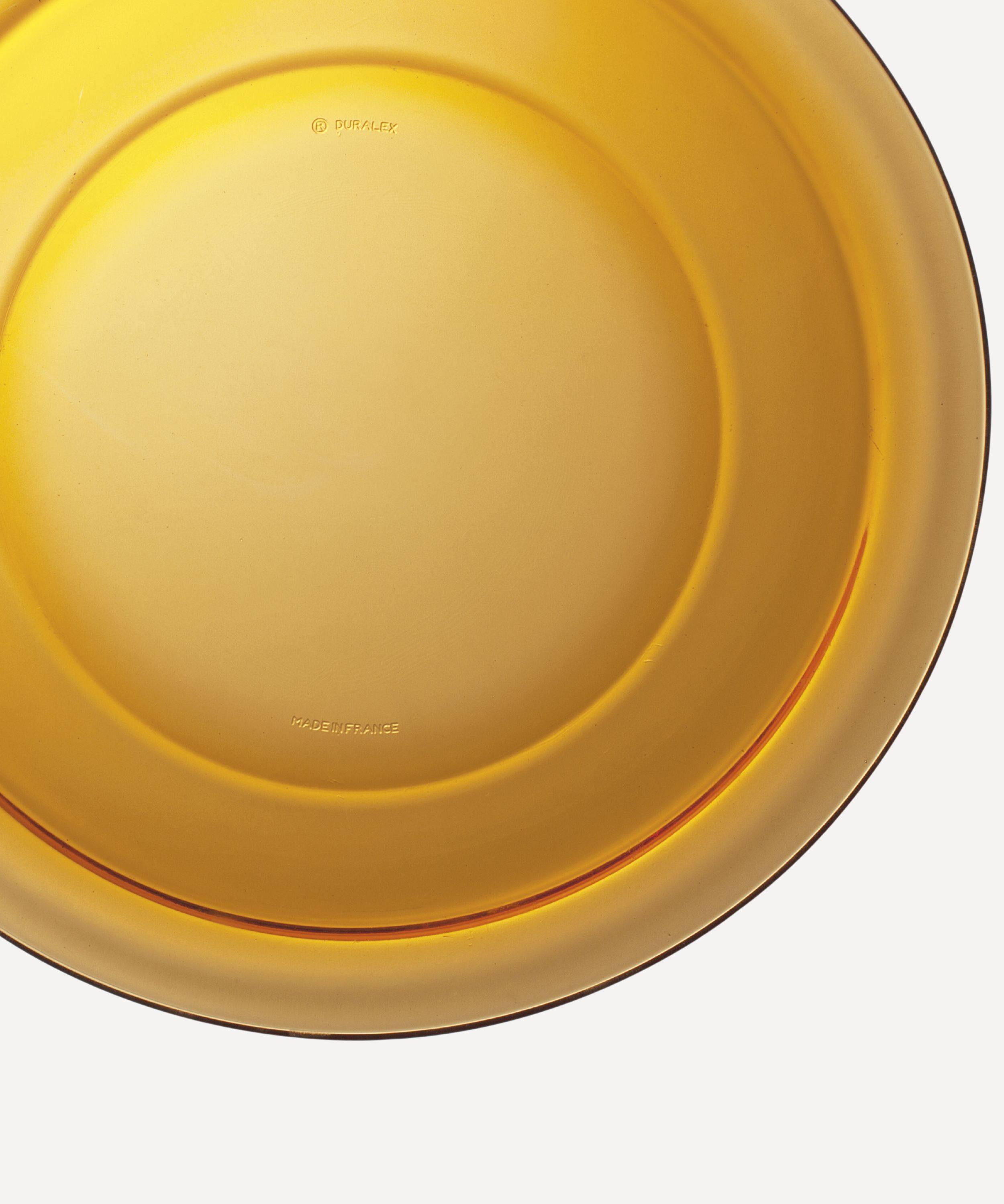 Duralex Lys Amber Deep Round Dish 28cm - set of 6 - Glassette