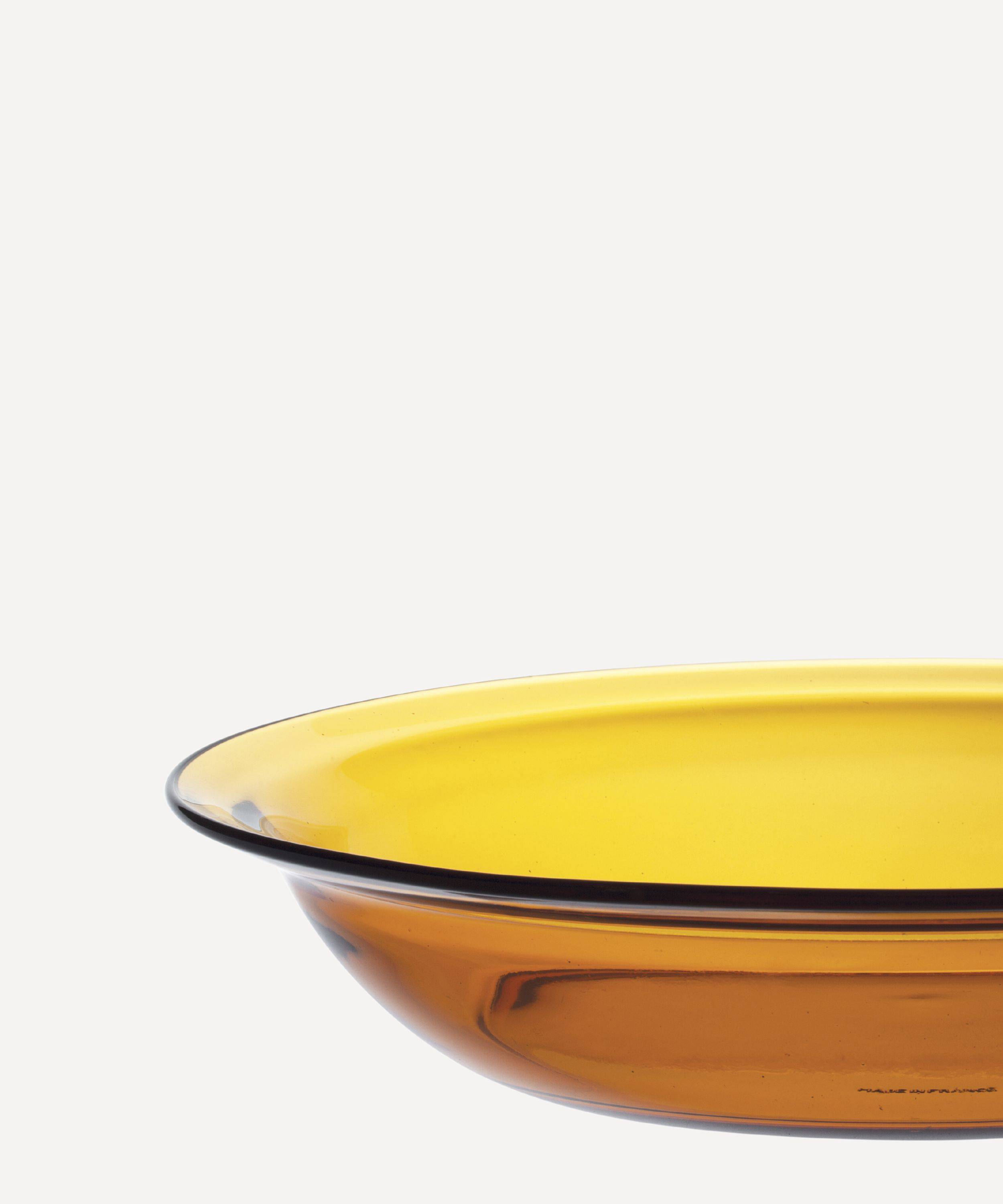 Duralex Lys Amber Deep Round Dish 28cm - set of 6 - Glassette