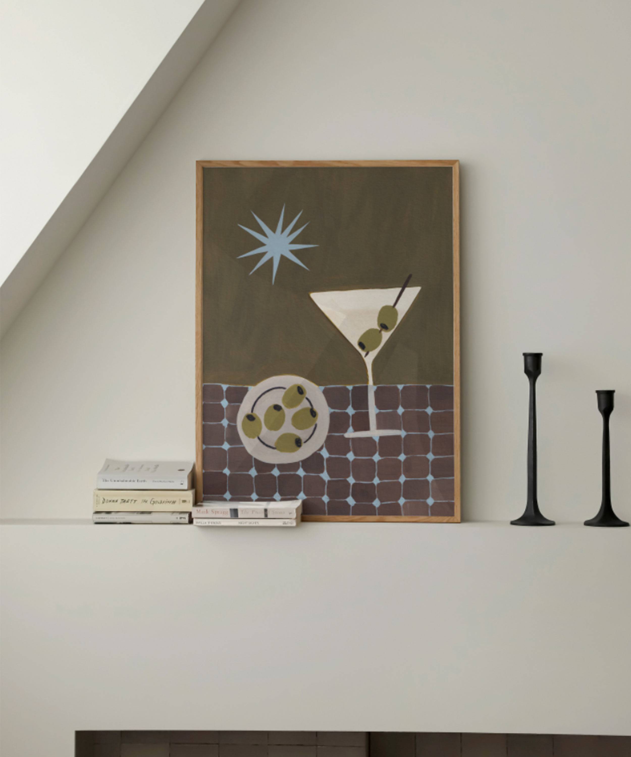 Dirty Martini Please - Art Print - Glassette