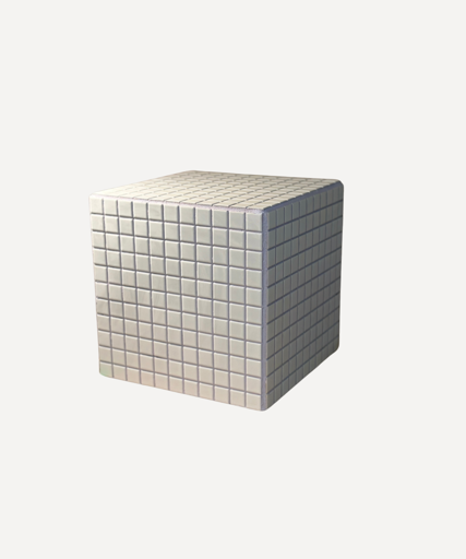 Tiled Cube - Lilac Grout - Glassette