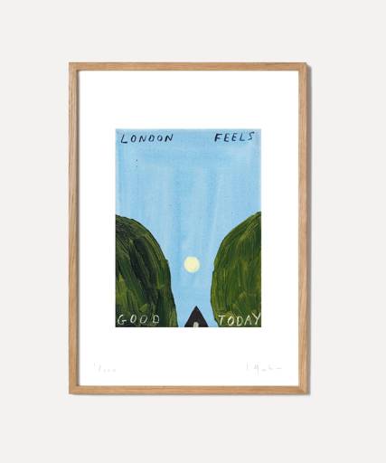London feels good today (trees) - limited edition print - Glassette