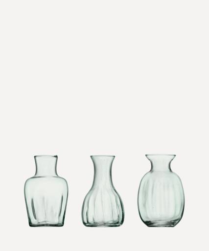 Mia Mini Vase Trio, H11cm - Glassette