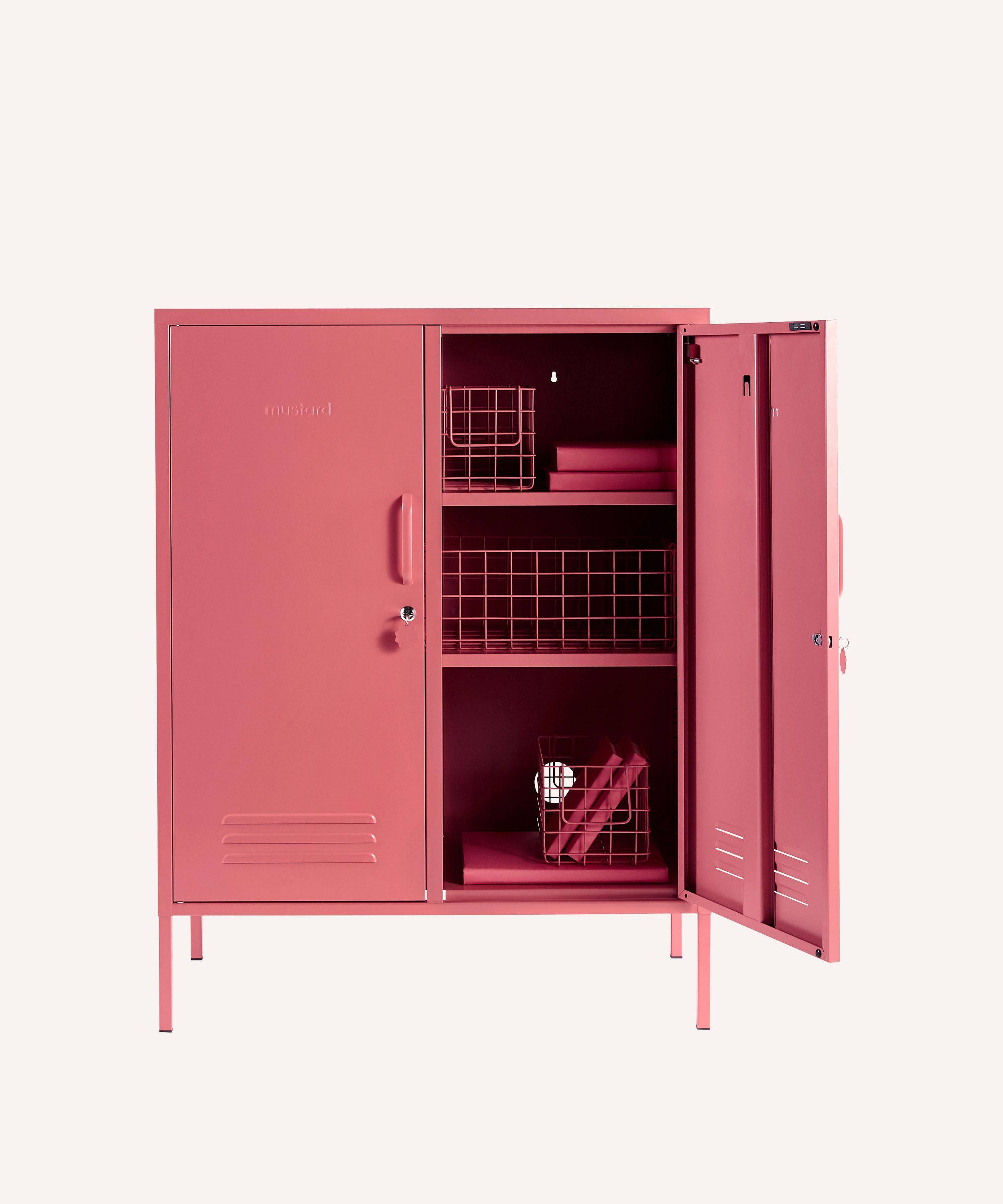 The Midi Locker in Berry - Glassette