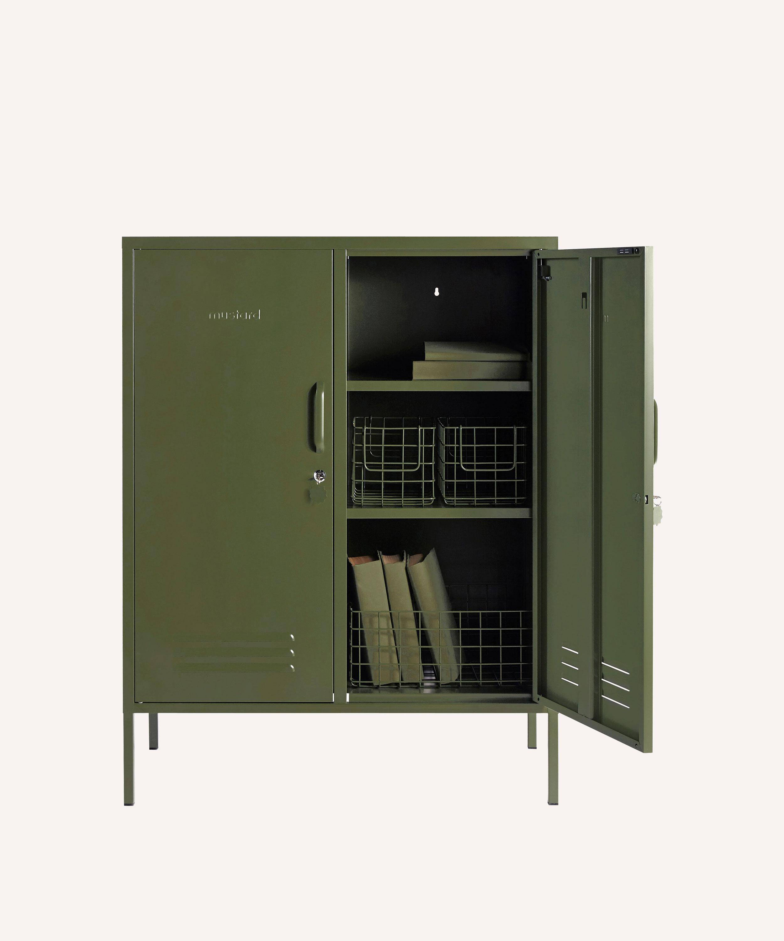 The Midi Locker in Olive - Glassette
