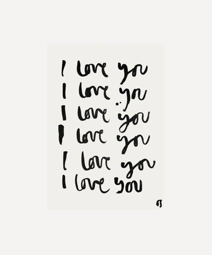 Love Print - Glassette
