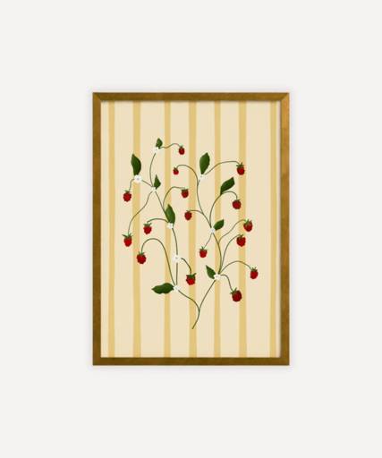 Raspberry Vine - Print - Glassette