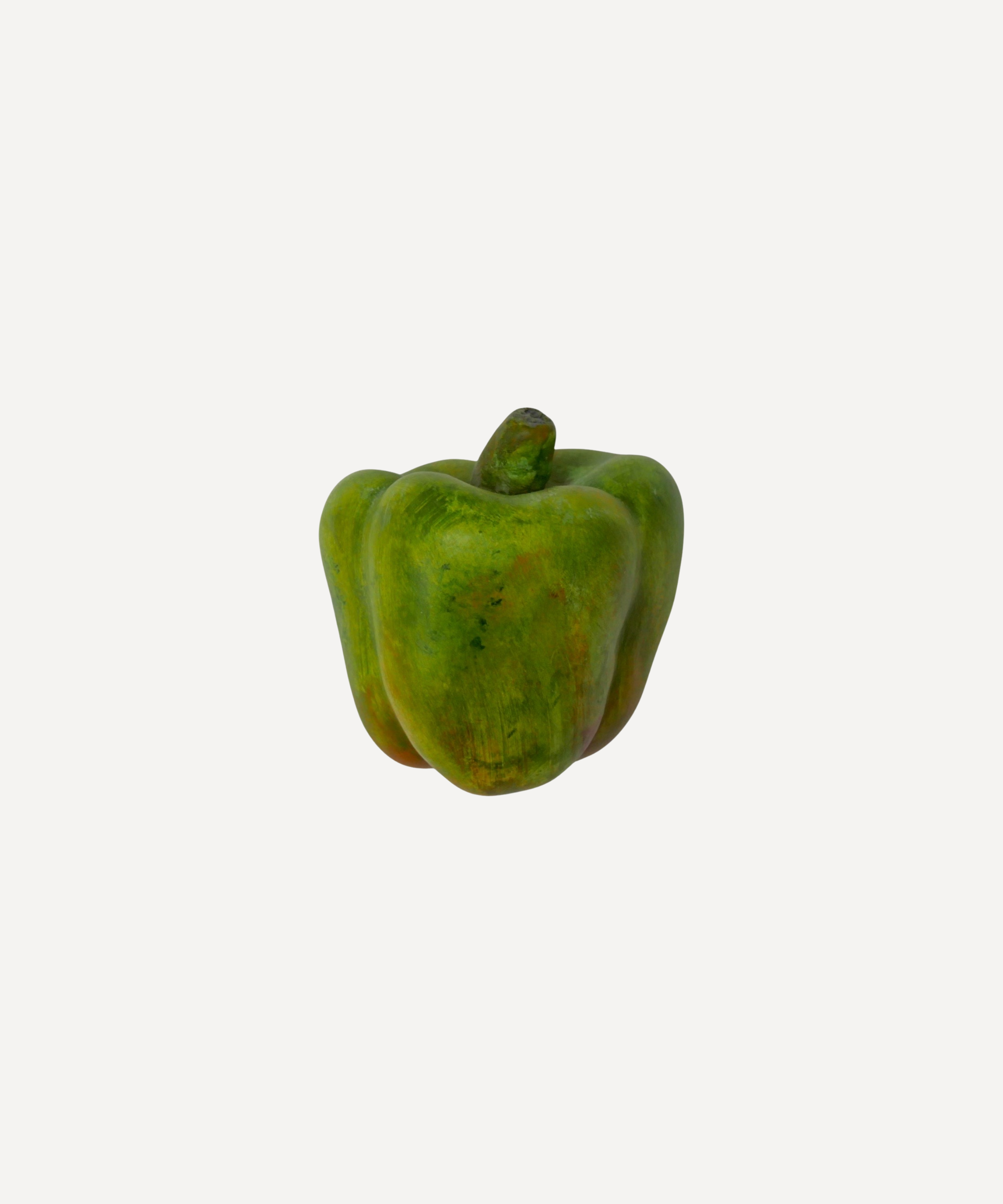 Handmade Ceramic Green Pepper - Matt Glaze - Glassette