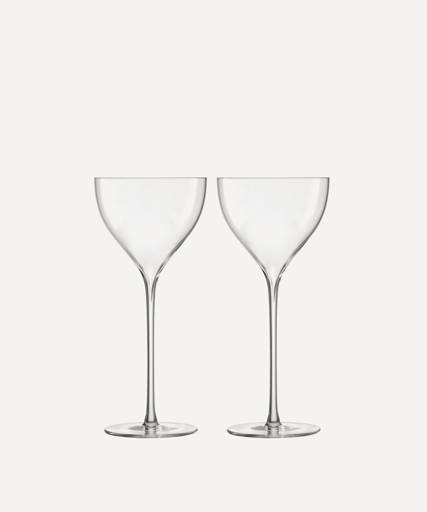 Savoy Nick & Nora Glass 210ml Clear x 2 - Glassette
