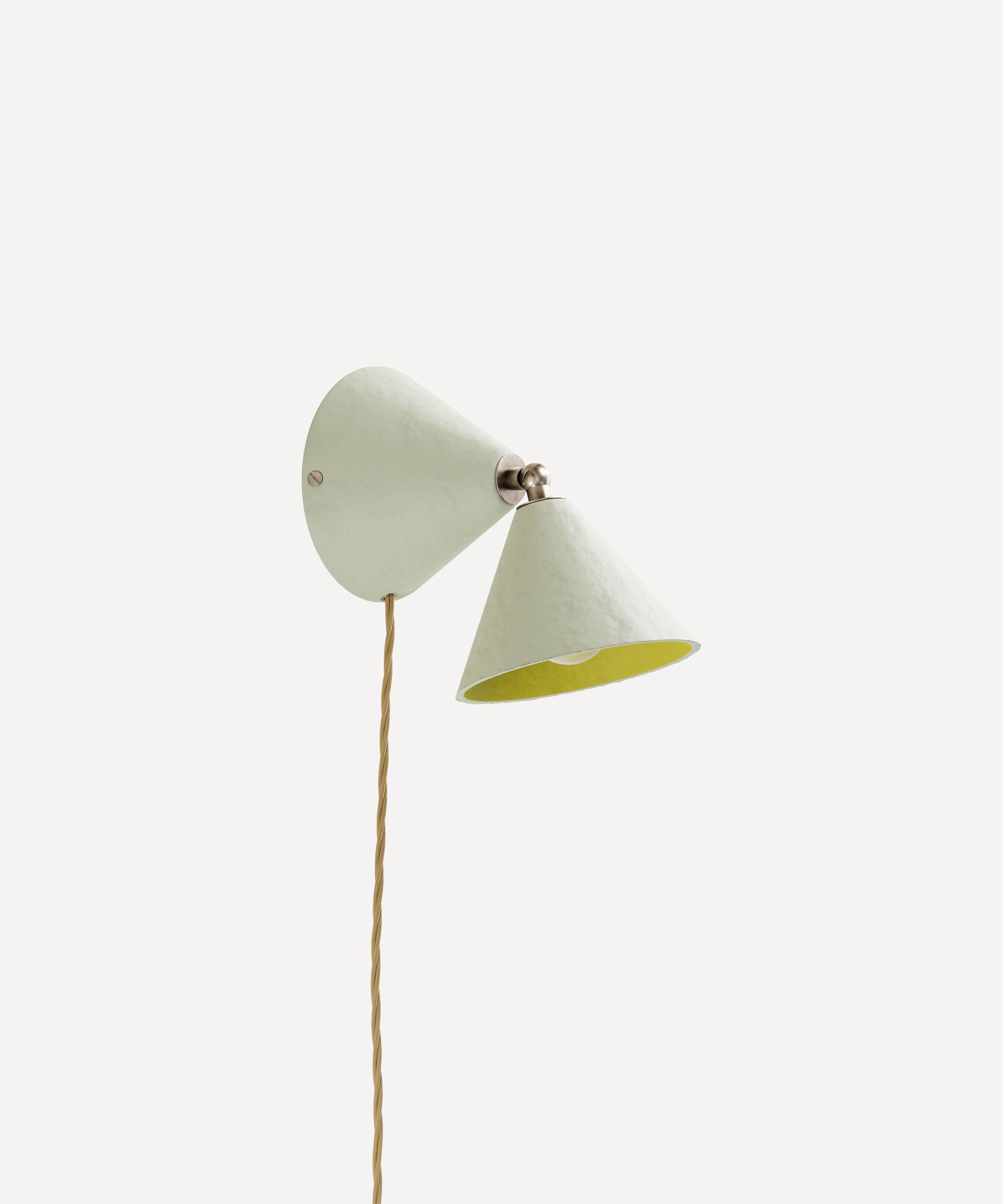 Rotor Wall Light (plug in) - Celadon/ Citrine - Glassette