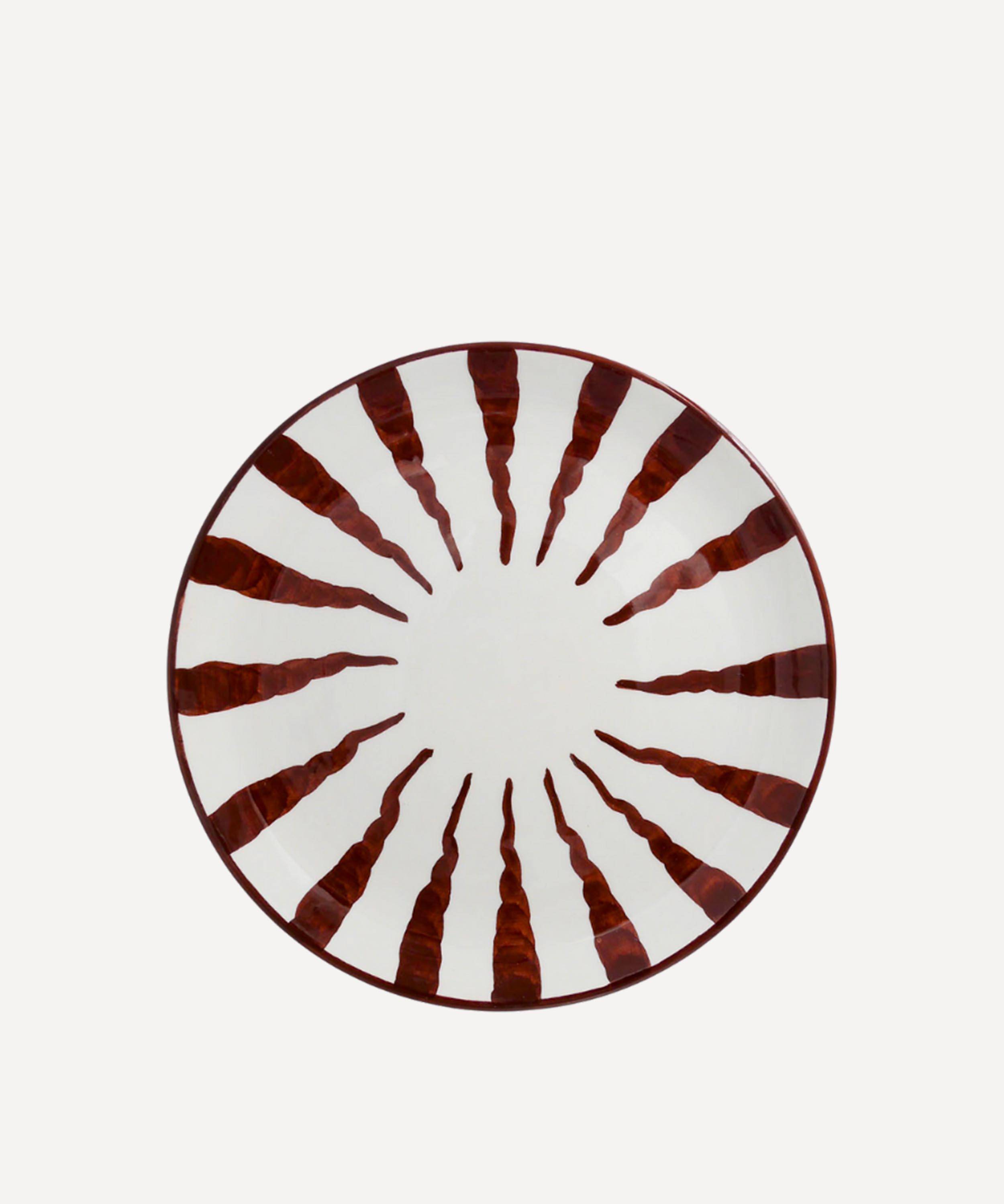 Wave Dinner Plate - Espresso - Glassette