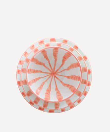 Wave Dinner Set - Blush - 3 Piece - Glassette