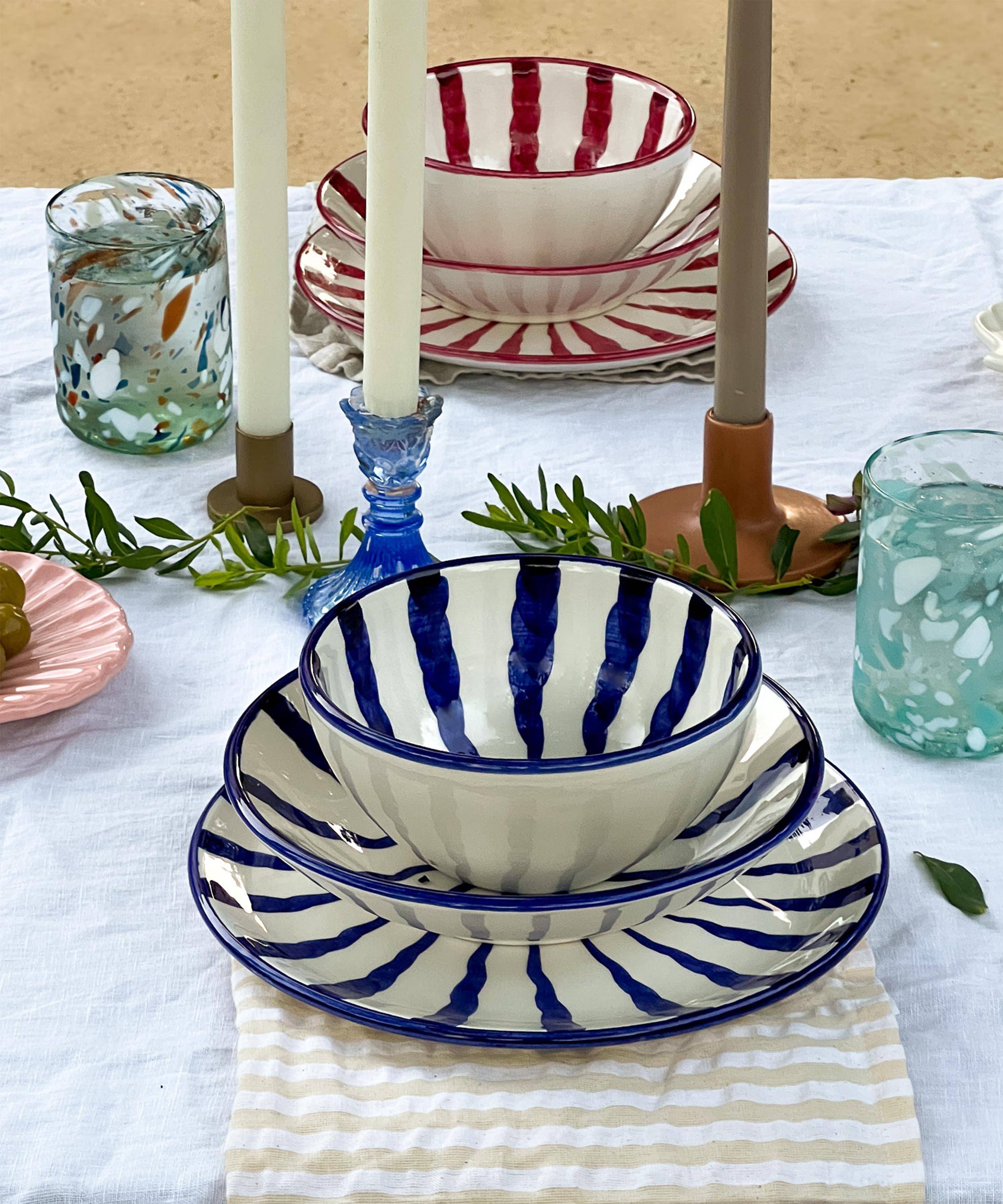 Wave Pasta bowl - Azure - Glassette