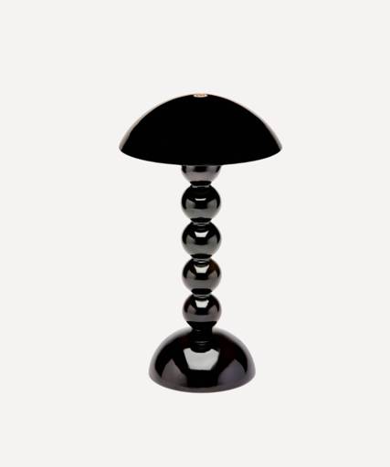 Black Bobbin LED Lamp - Glassette