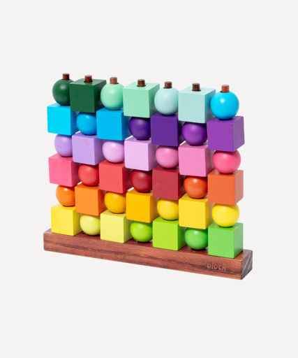 Four In A Row Game - Rainbow - Glassette