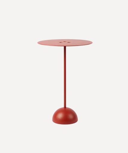 Ten-Pin Side Table - Red - Glassette